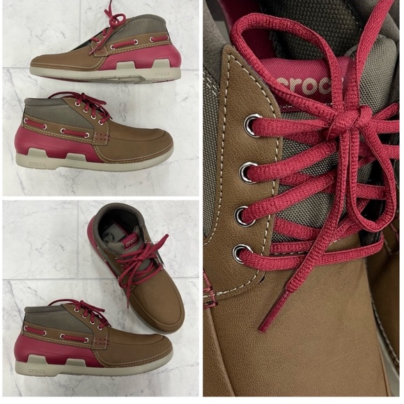CROCS | Shoes | Nwb Crocs Beach Line Boat Chukka | Poshmark